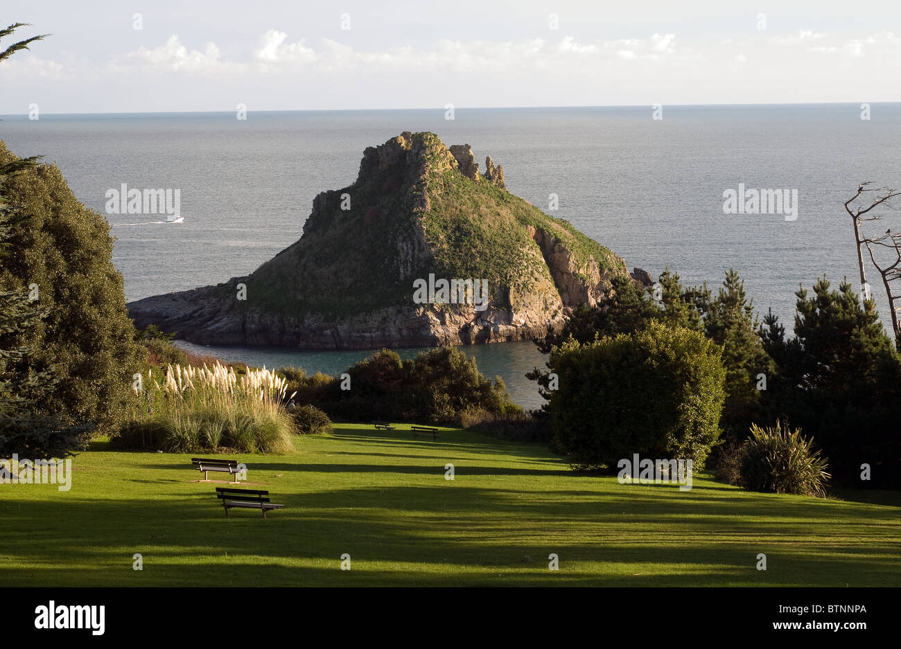 Thatcher Rock,Torquay, Devon, South West England, England Stock Photo ...