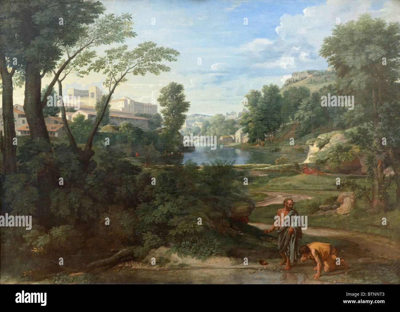 Poussin landscape diogenes hi-res stock photography and images - Alamy