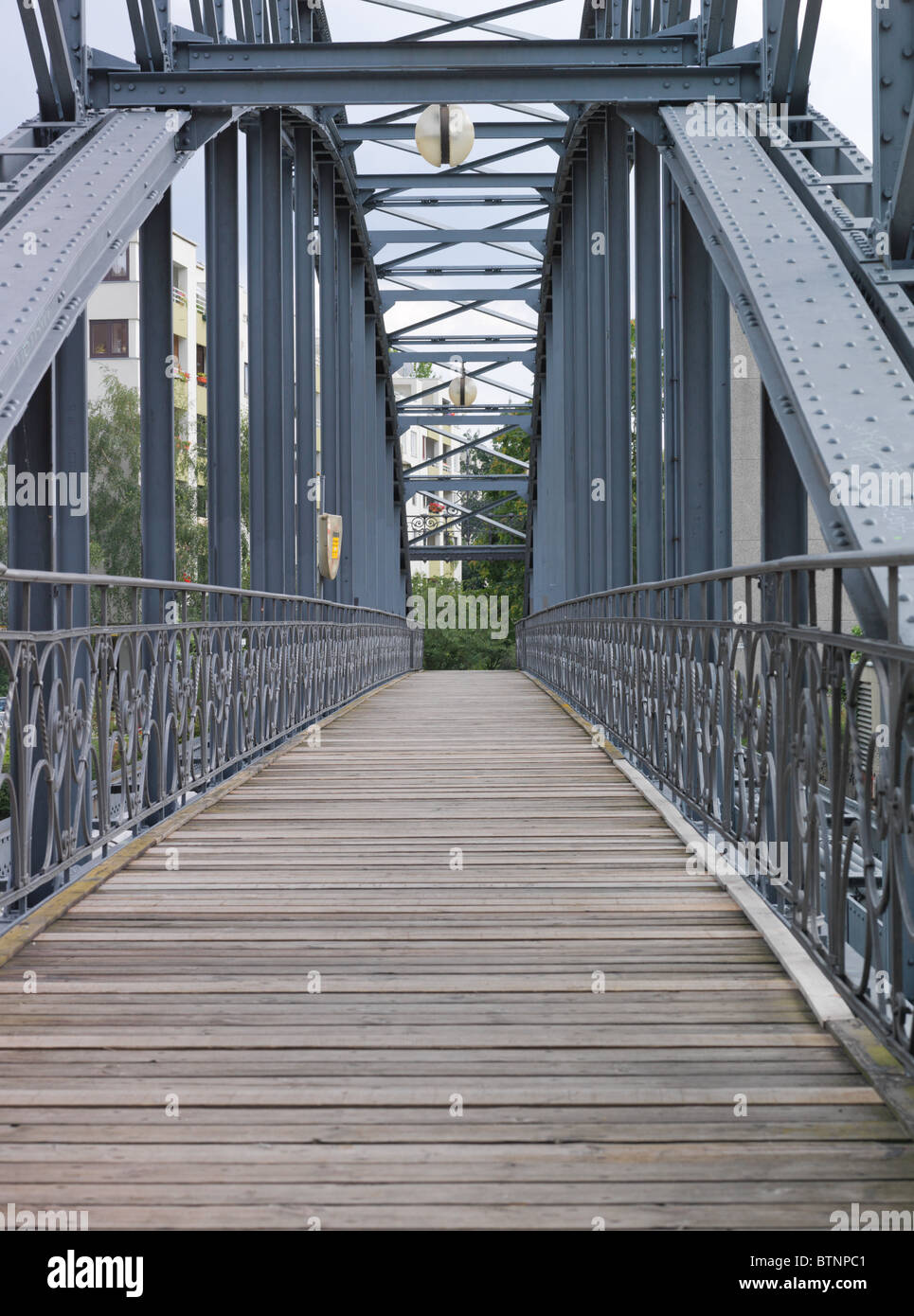 Siemenssteg bridge in Berlin-Charlottenburg. High resolution mid format ...