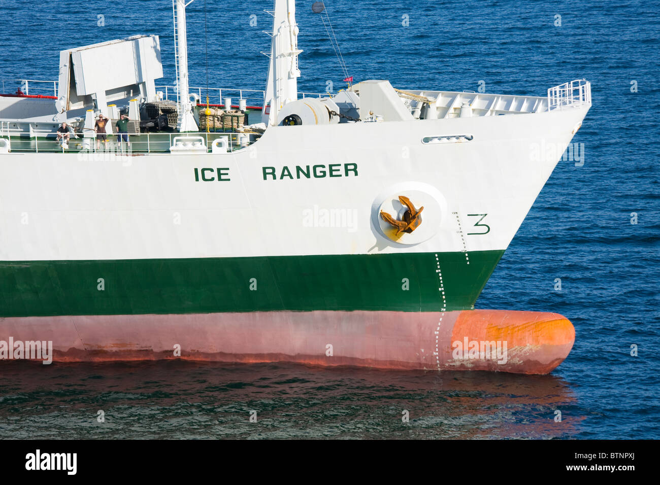 "Ice Ranger" cargo ship at anchor in Valparaiso, Chile, South America ...
