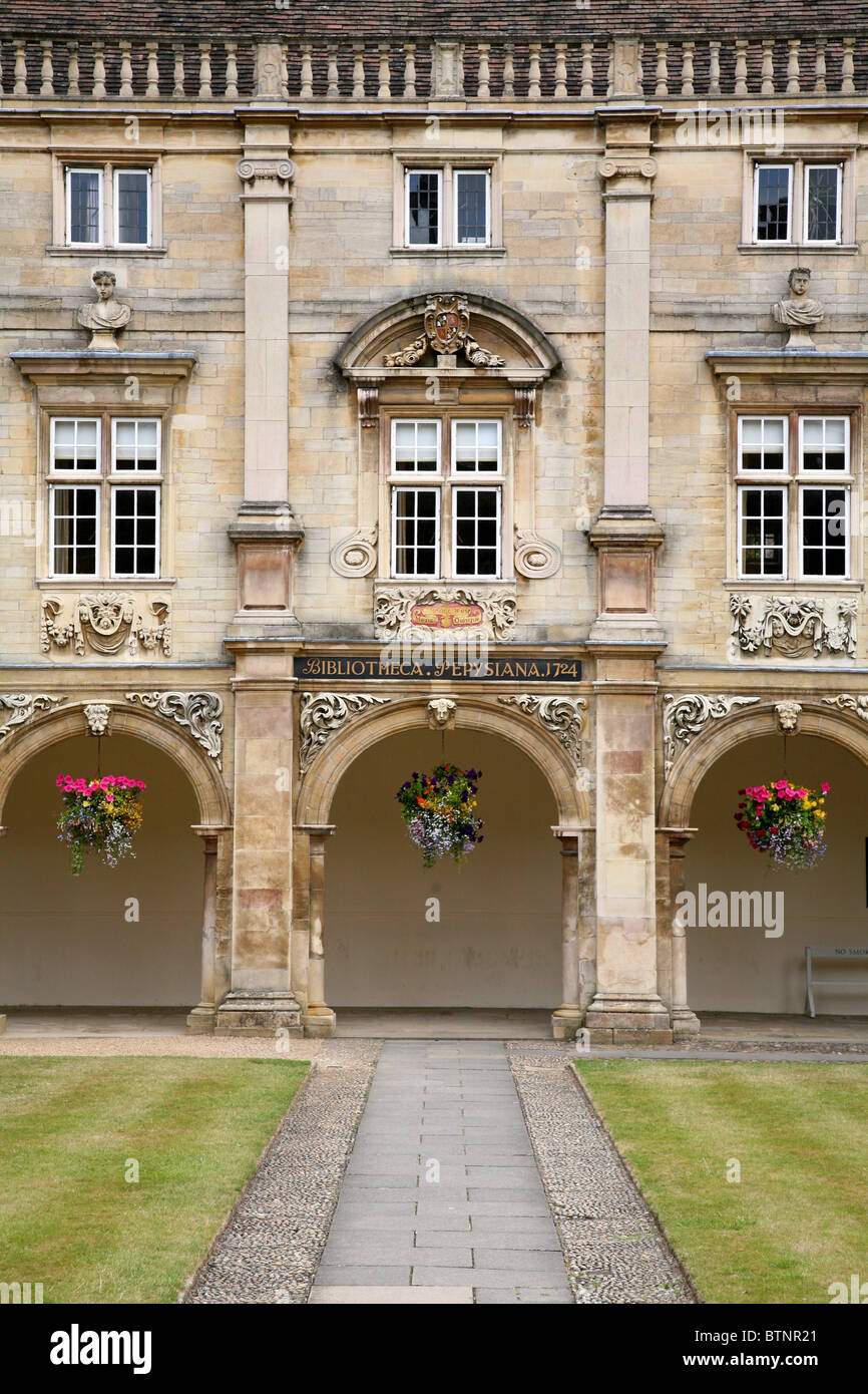 Magdalene College, Cambridge University, Pepys Library Stock Photo - Alamy