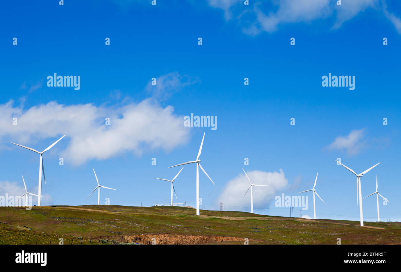 Wind turbines in southern Washington State Stock Photo - Alamy