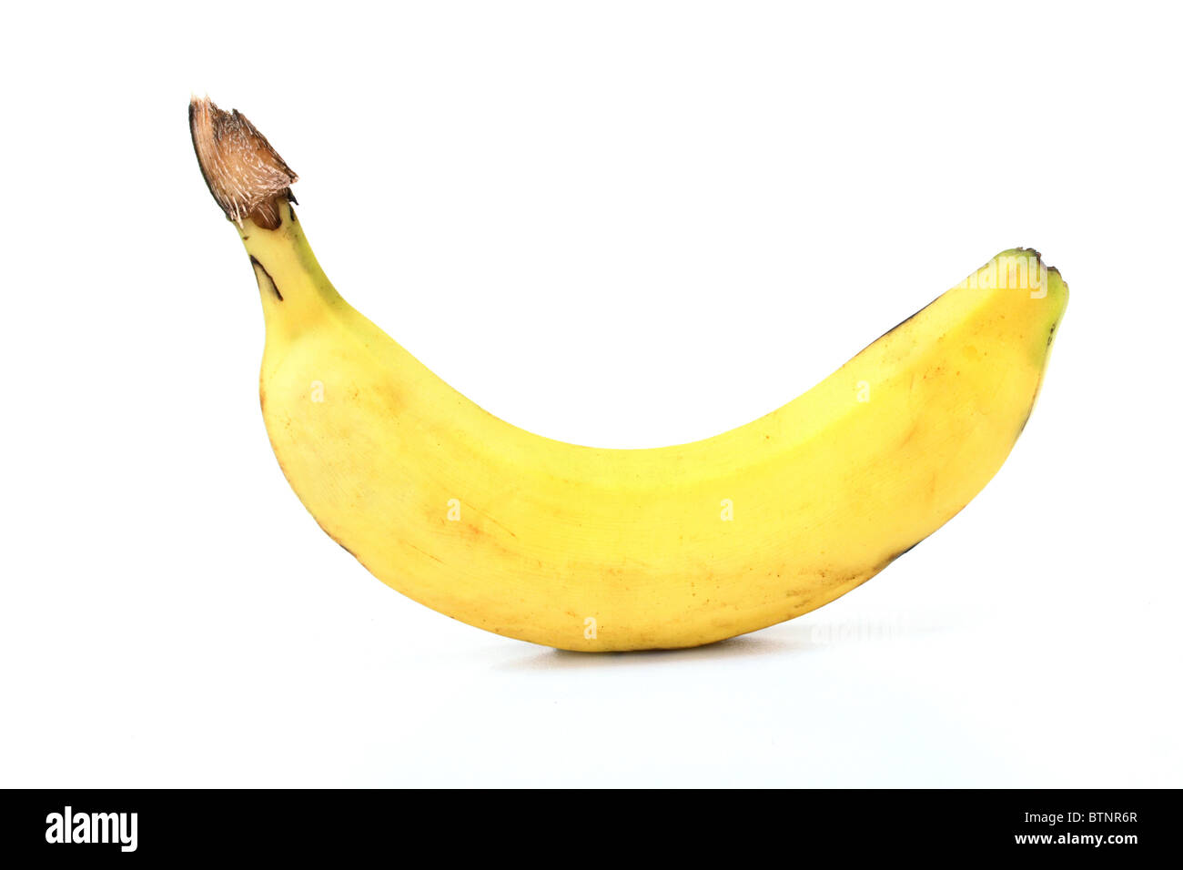 Banana isolated on white Stock Photo - Alamy