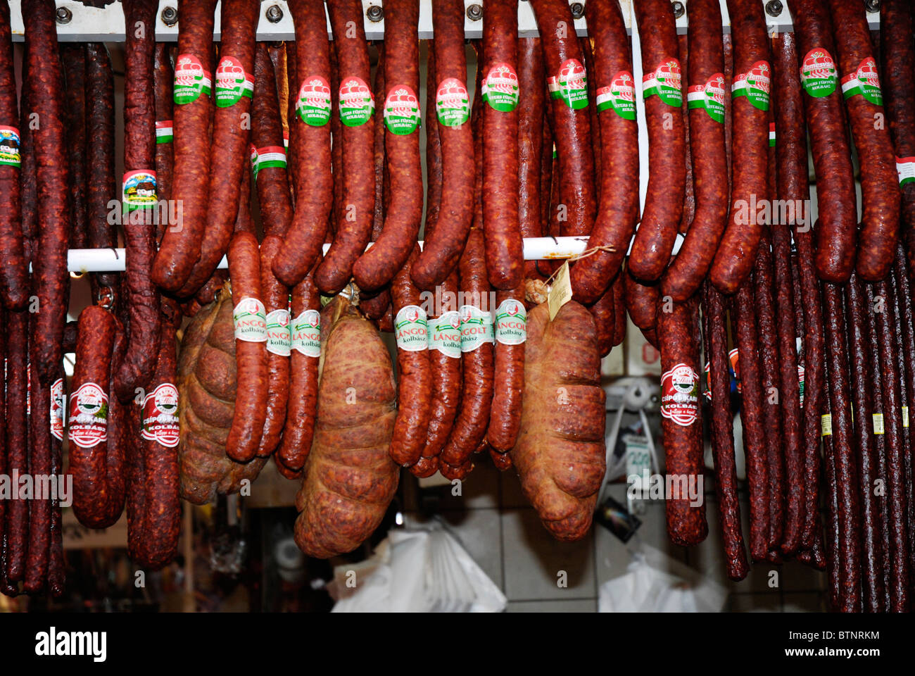 Hungarian salami hi-res stock photography and images - Alamy