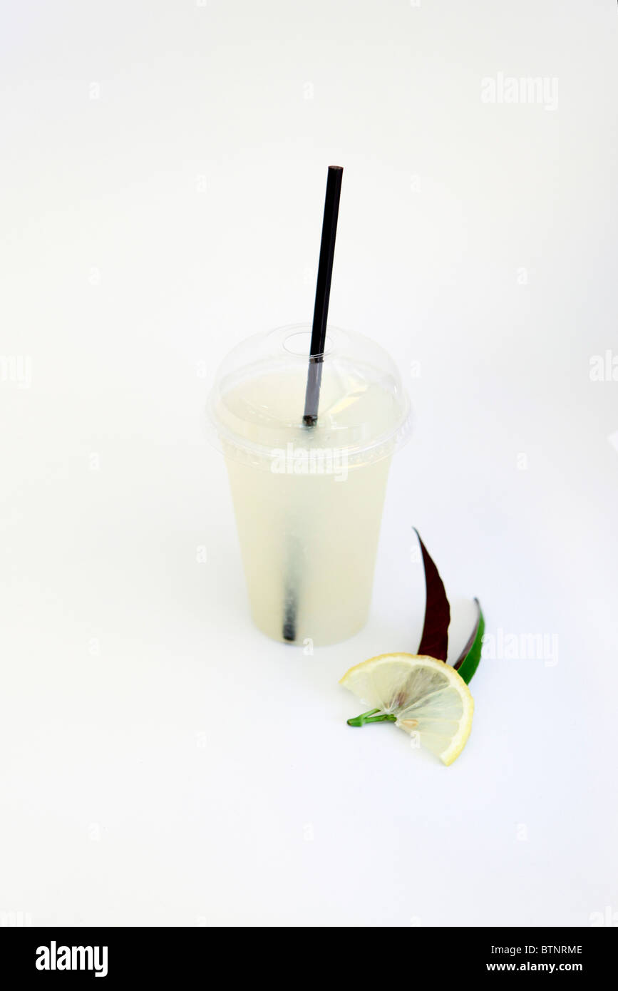 Lemon Juice on white background Stock Photo - Alamy