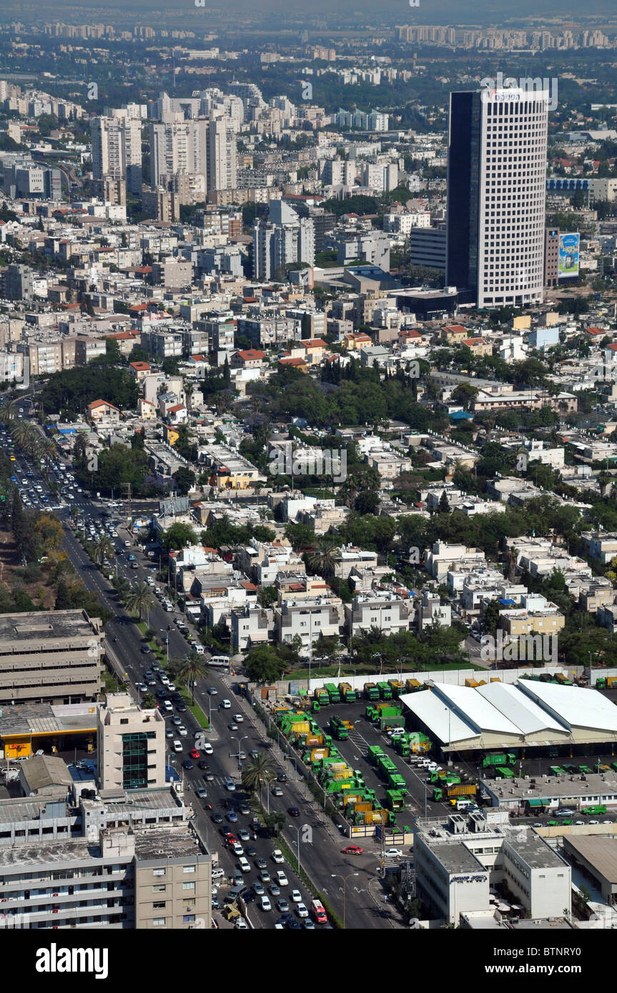 Israel, Tel Aviv, Aerial urban View Stock Photo - Alamy