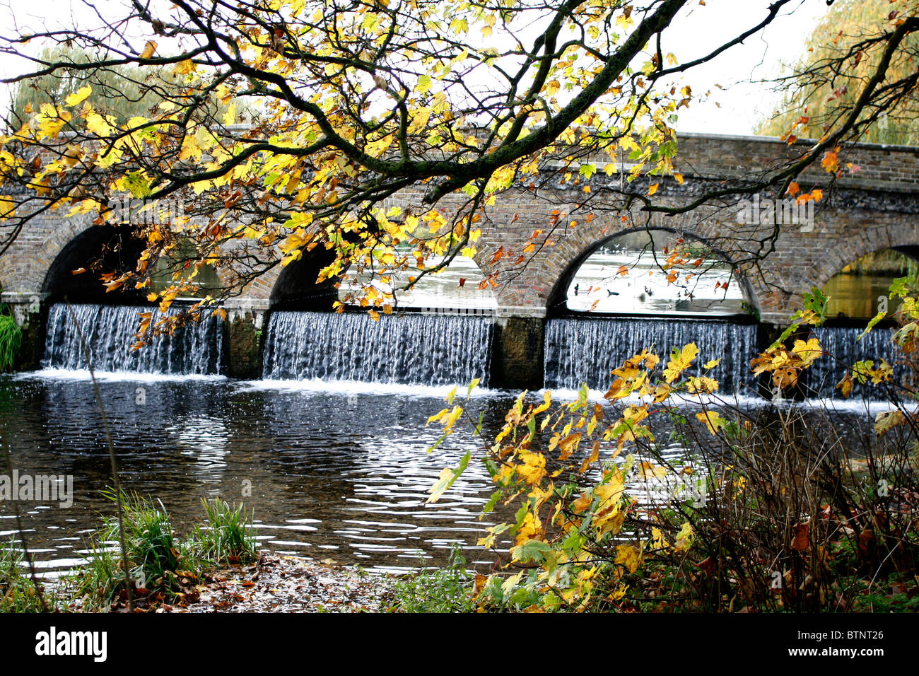 five arches 18th century bridge footscray meadows kent uk 2010 Stock ...