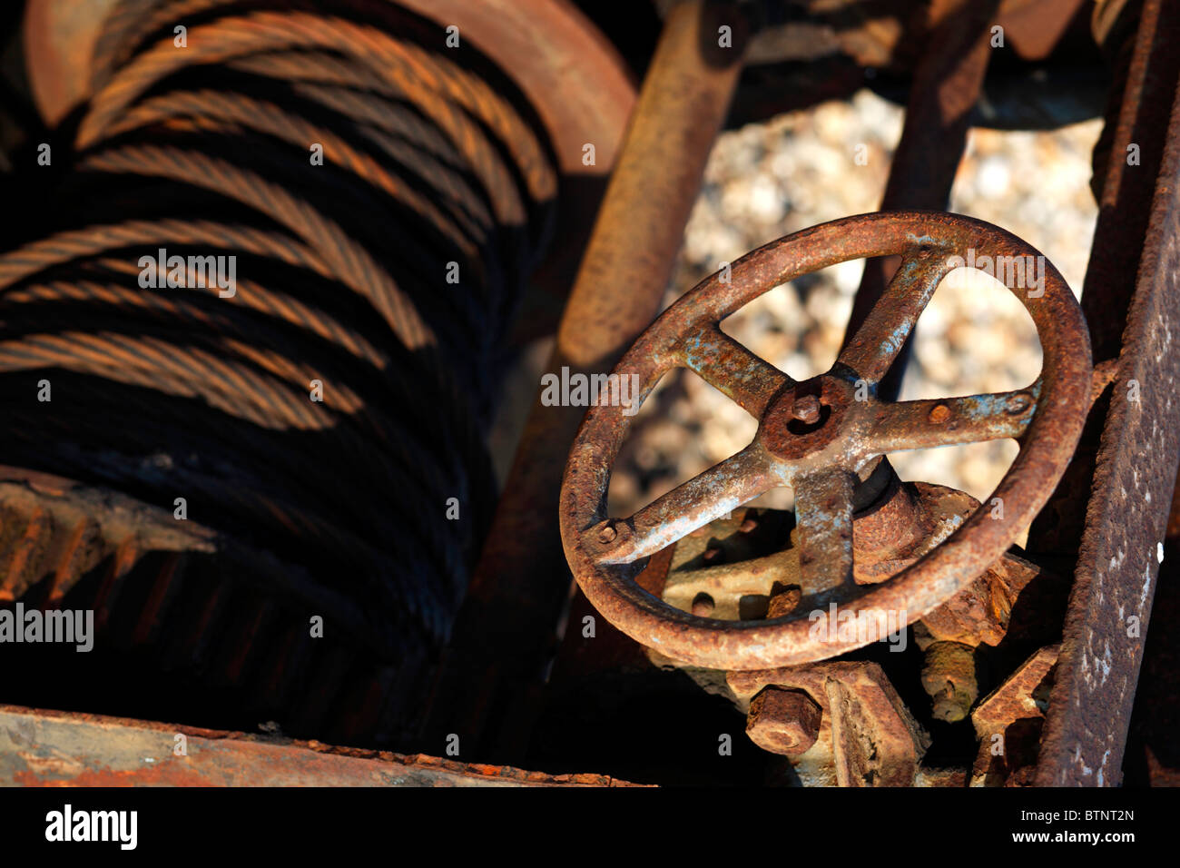 Rusty steering wheel hi-res stock photography and images - Alamy