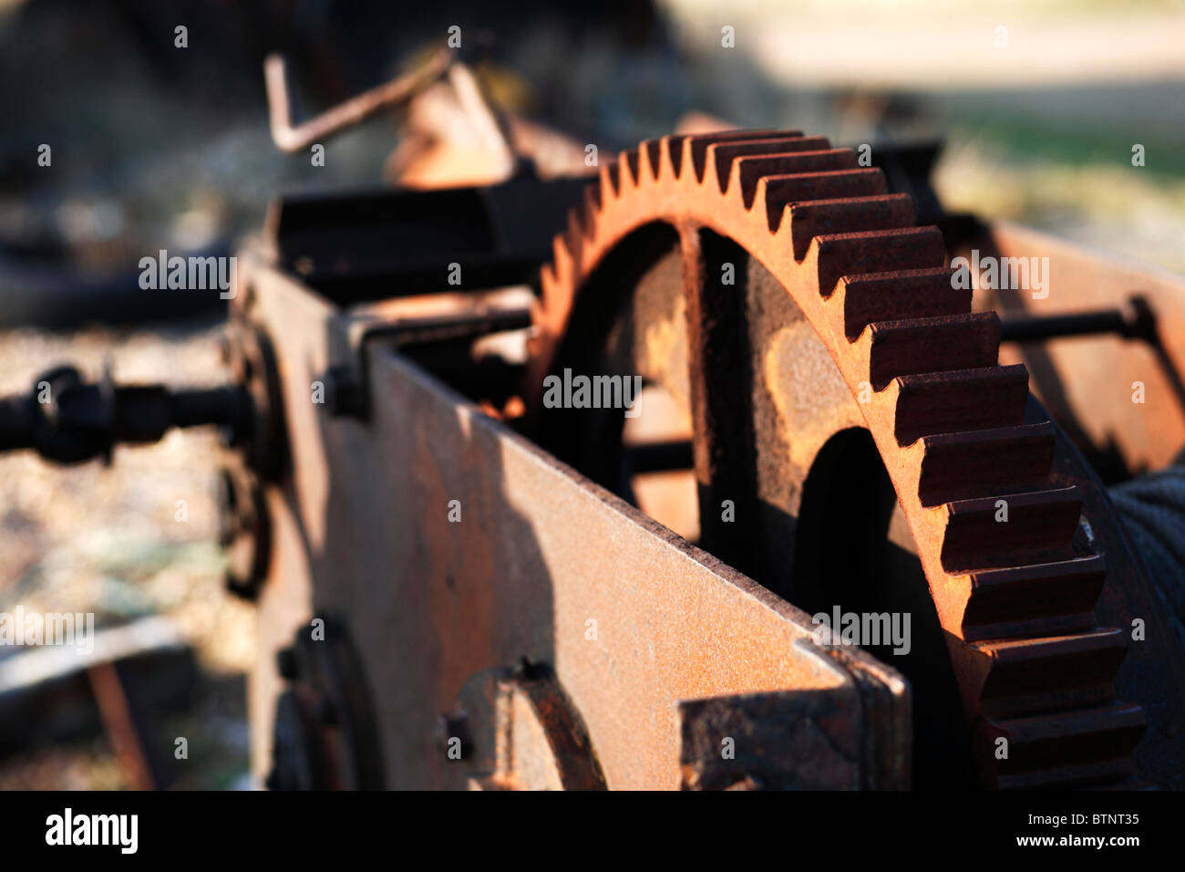 rusty cog wheel Stock Photo - Alamy