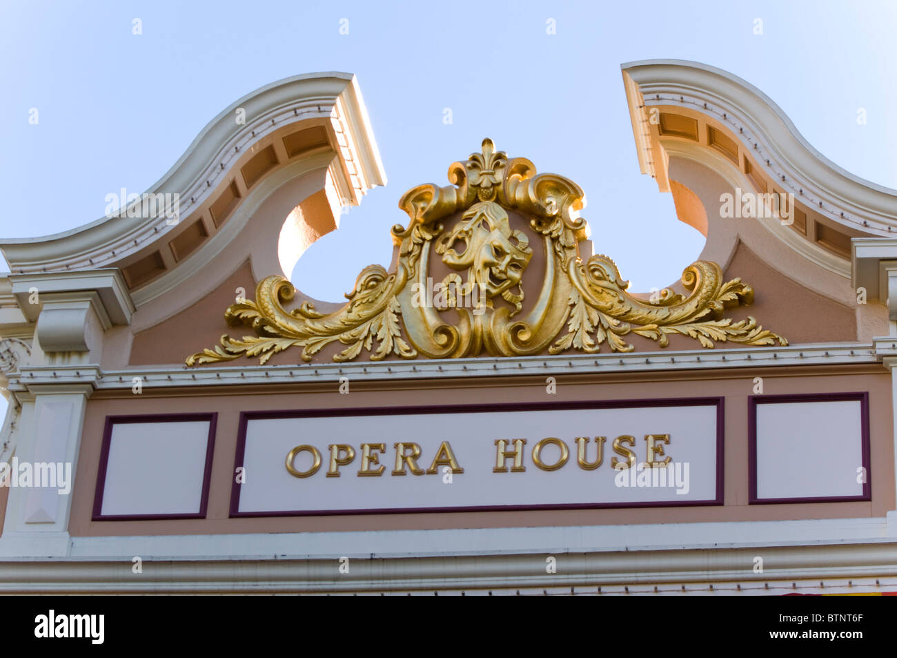Opera House at Disneyland Amusement Park in California USA Stock Photo ...