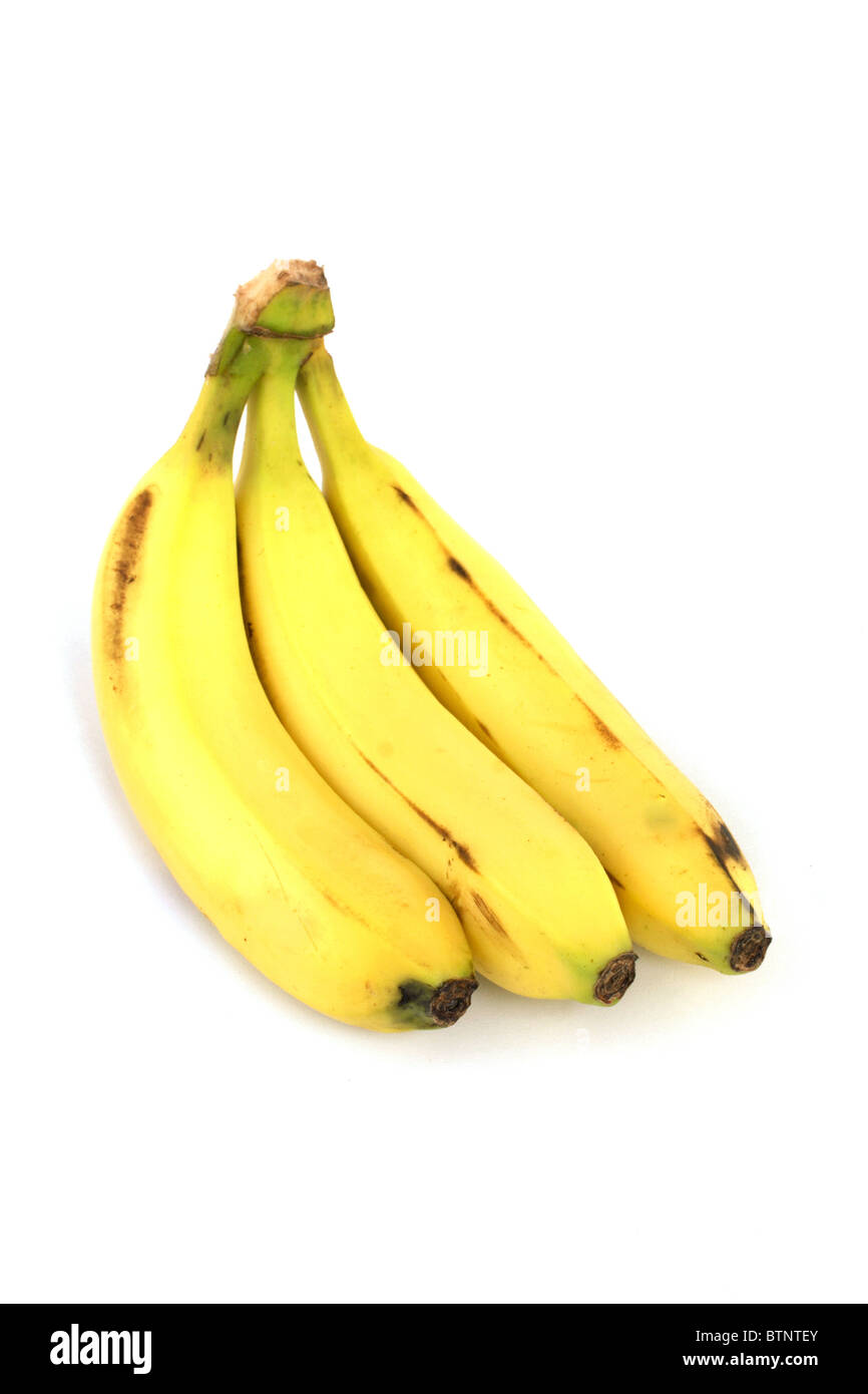 Three ripe bananas Stock Photo - Alamy