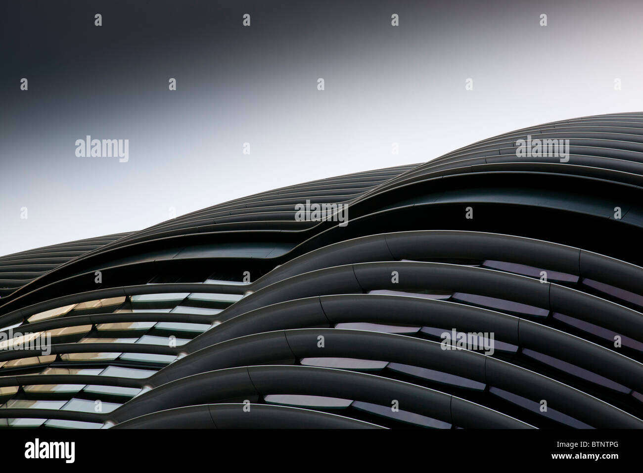 The outside detail of the Walbrook building in the City of London Stock ...