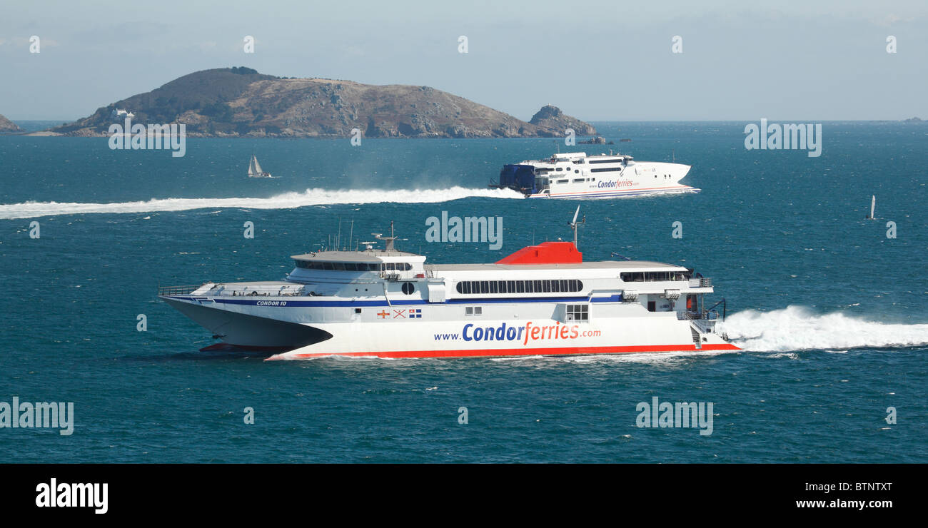 Herm express ferries hi-res stock photography and images - Alamy