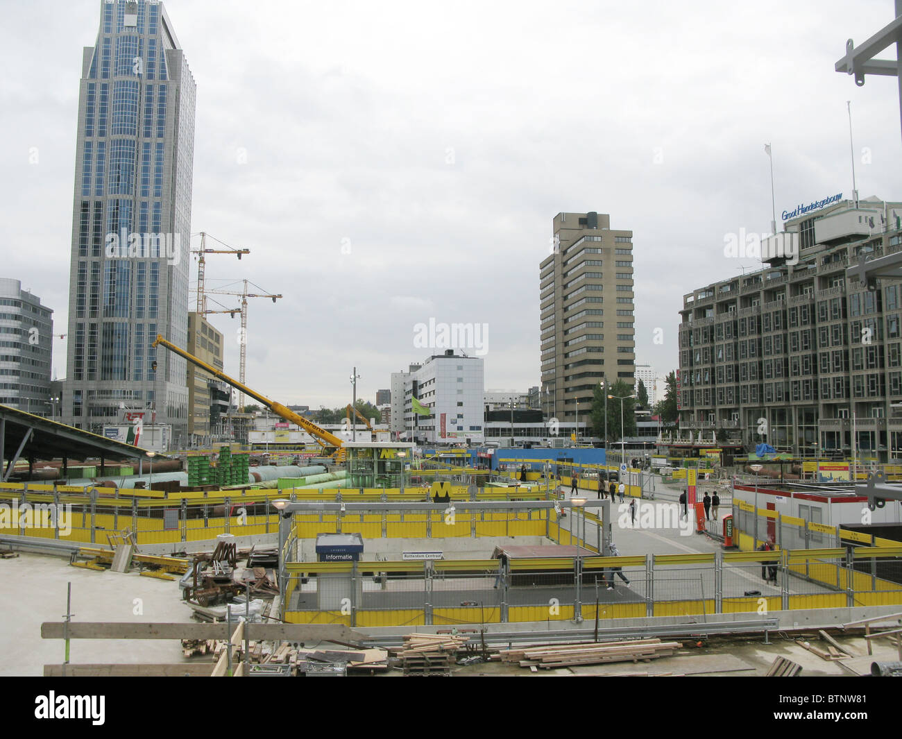 Rotterdam building site Stock Photo - Alamy