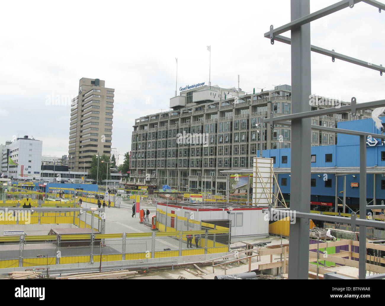 Rotterdam building site Stock Photo - Alamy