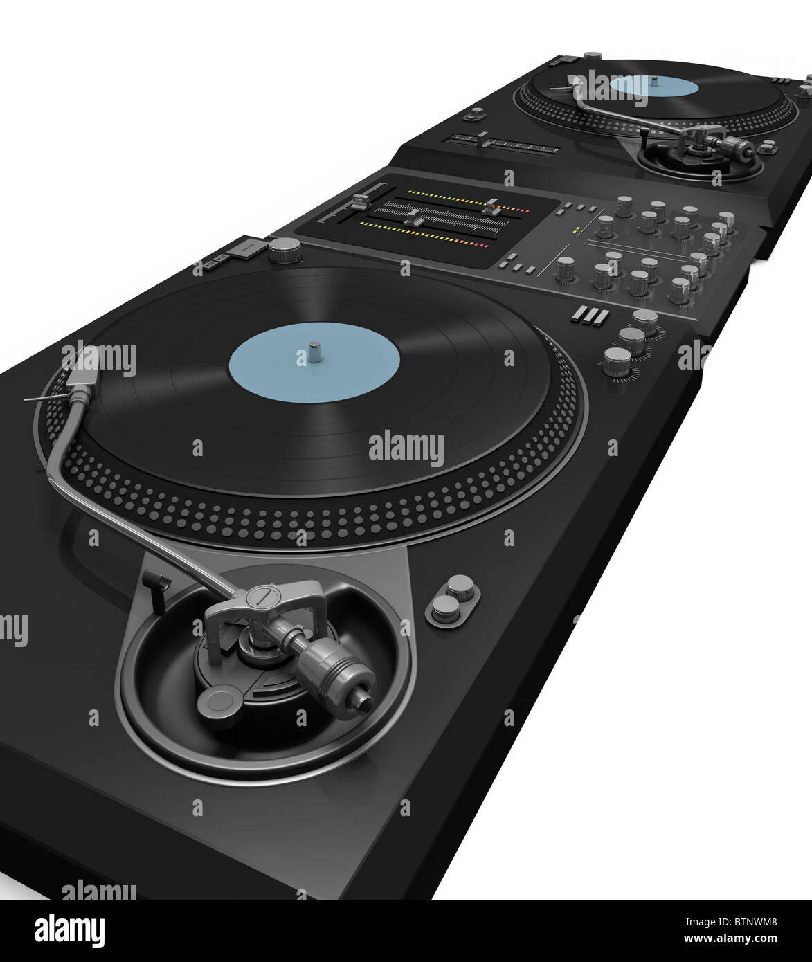 DJ set for posters Stock Photo - Alamy