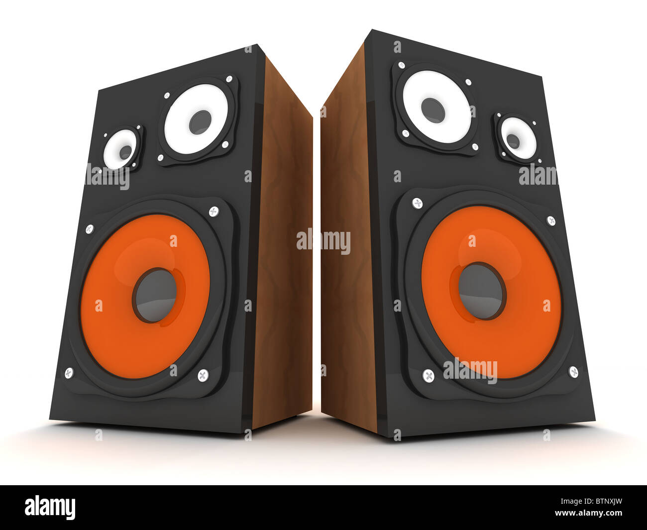 two columns on a white background Stock Photo - Alamy