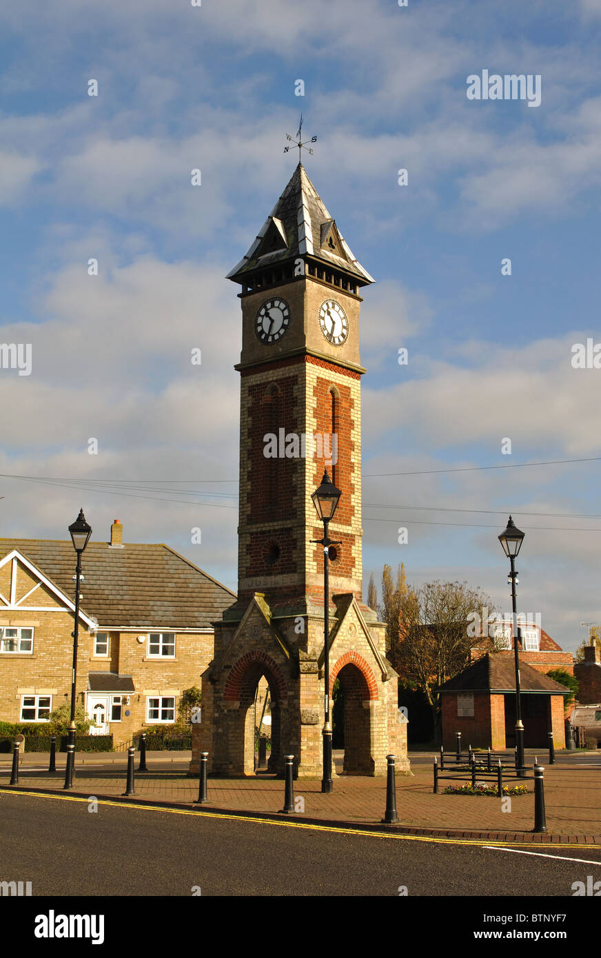 Village clock tower hi-res stock photography and images - Alamy