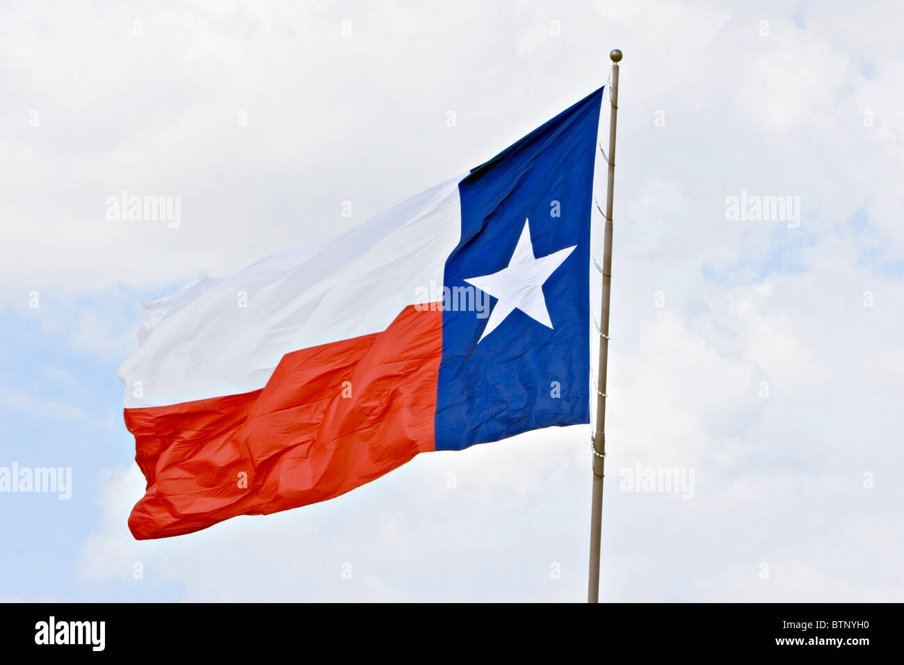 Texas waving flag hi-res stock photography and images - Alamy