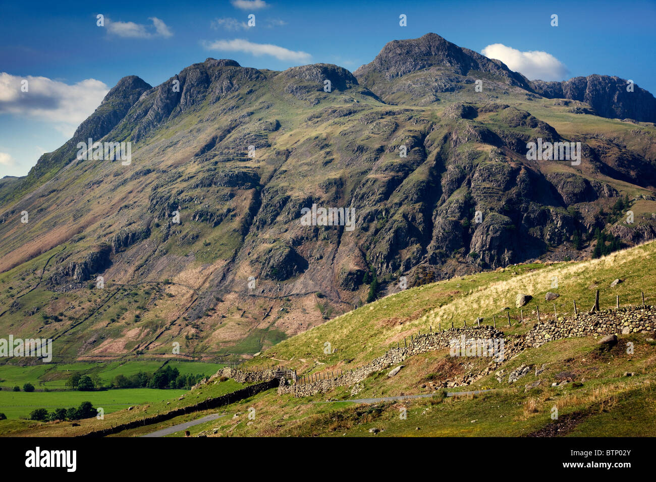 The 'Langdale Pikes' With 'Harrison Stickle' And 'Pike Of Stickle' The ...
