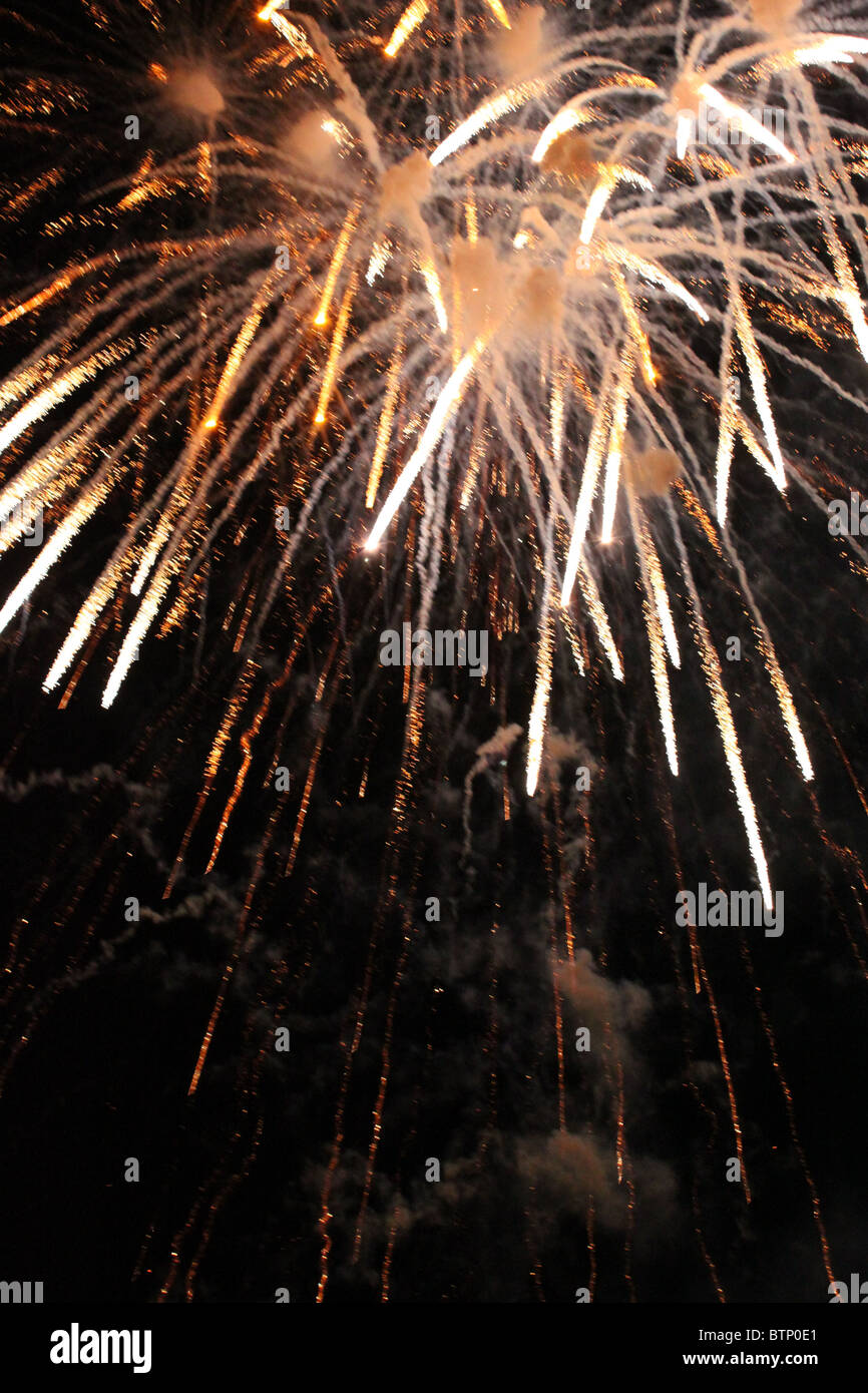 Orange firework hi-res stock photography and images - Alamy