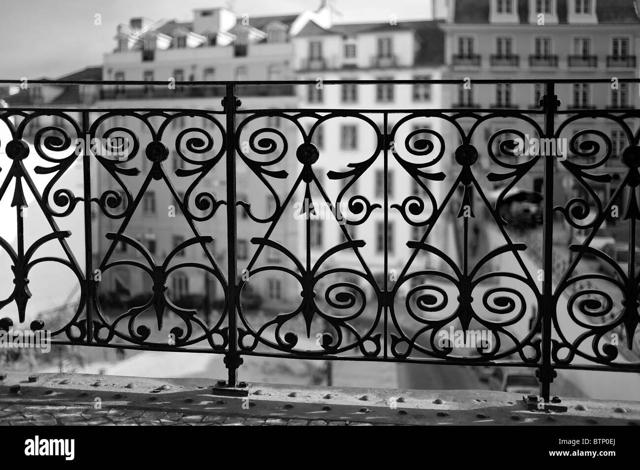 Wrought iron railing hi-res stock photography and images - Alamy