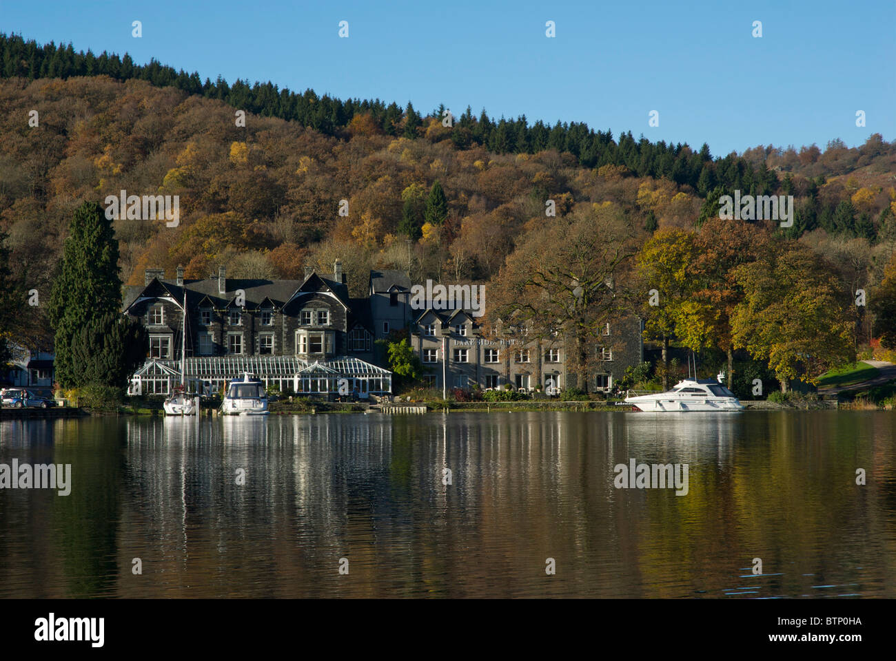The Lakeside Hotel, Lake Windermere, Lake District National Park ...