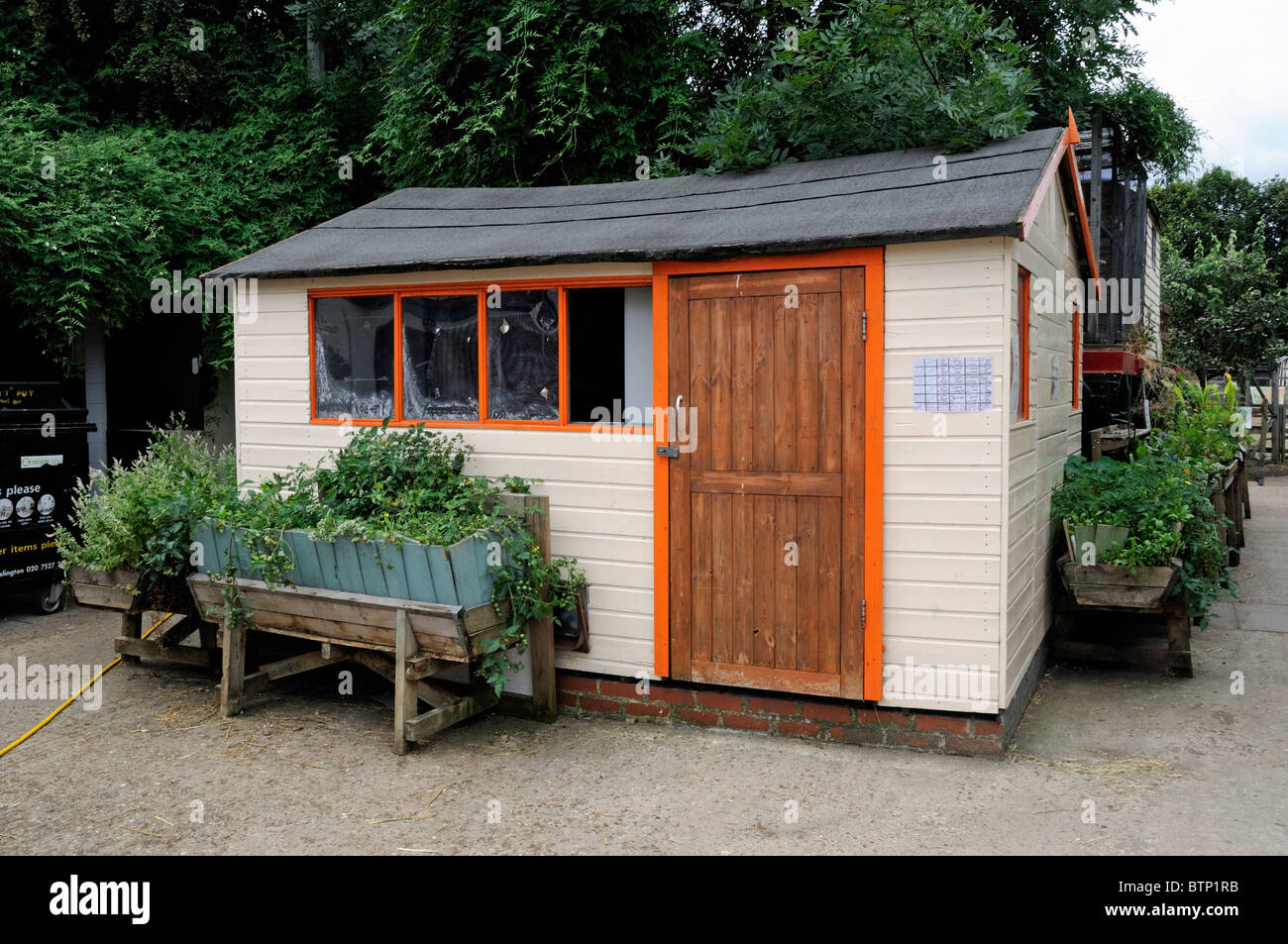 Shed Freightliners Farm Holloway London England UK Stock Photo - Alamy
