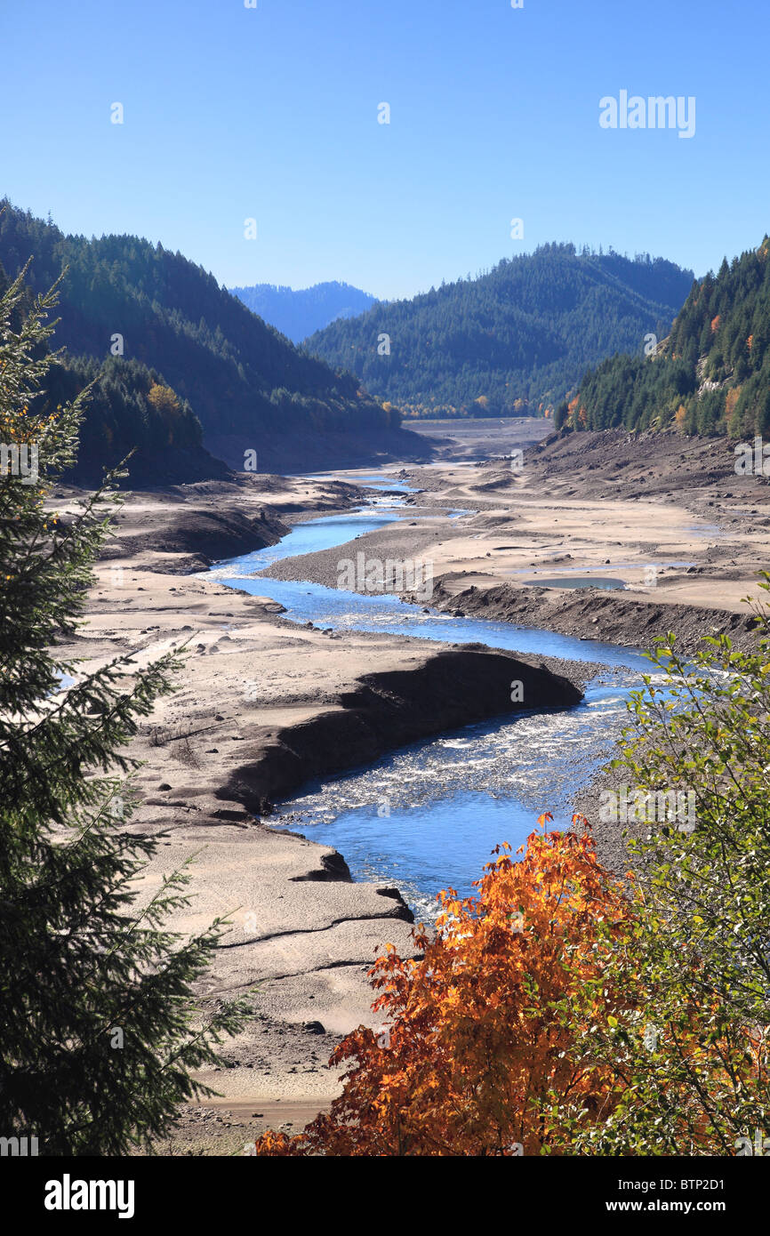 Blue River reservoir in the Fall Stock Photo - Alamy