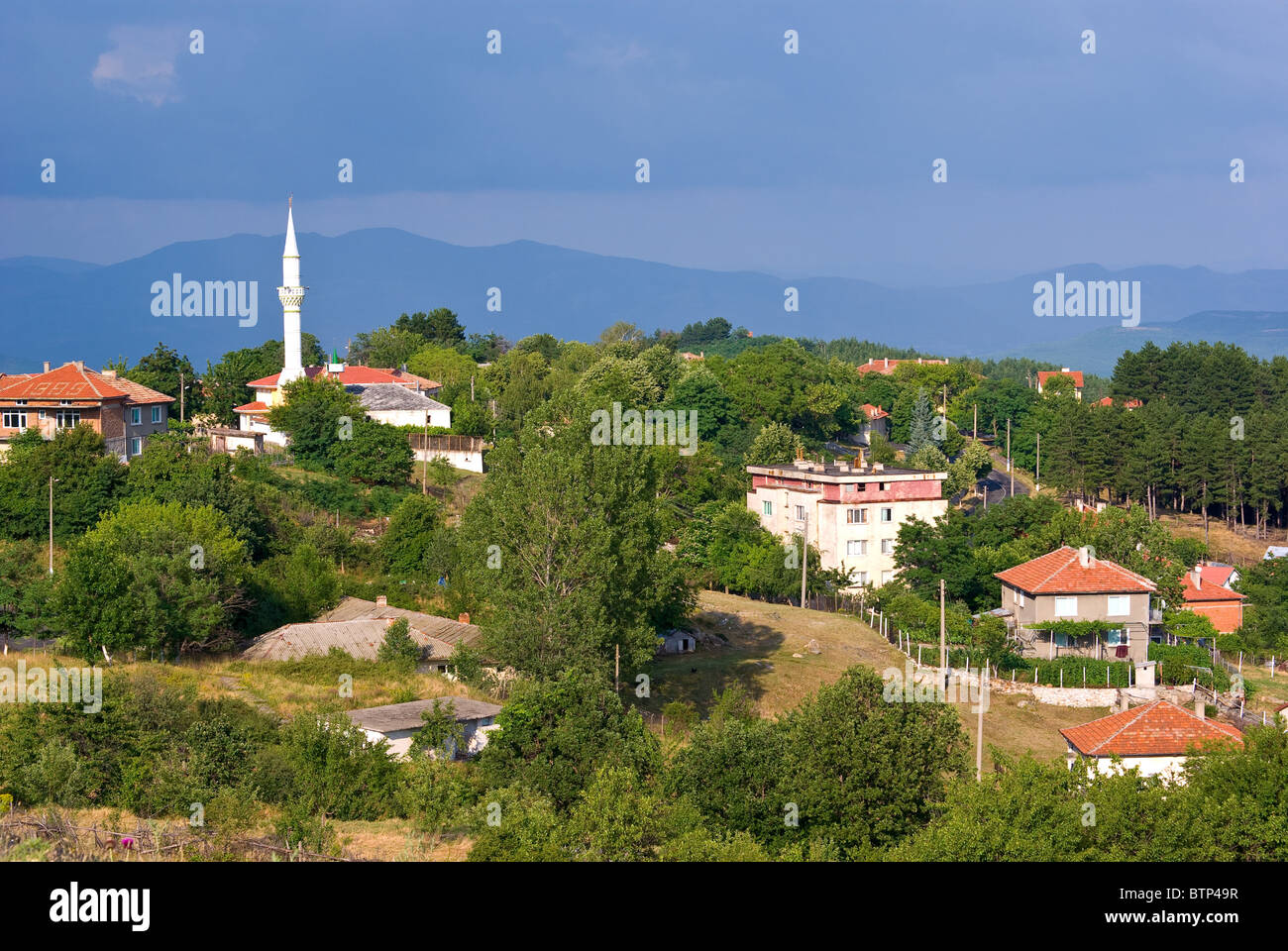Islamic village in the Rhodope Mountains Bulgaria Europe Stock Photo ...