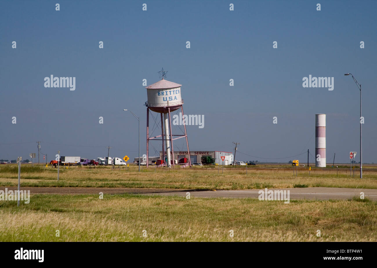 The Leaning Water Tower On Route 66 High Resolution Stock Photography ...