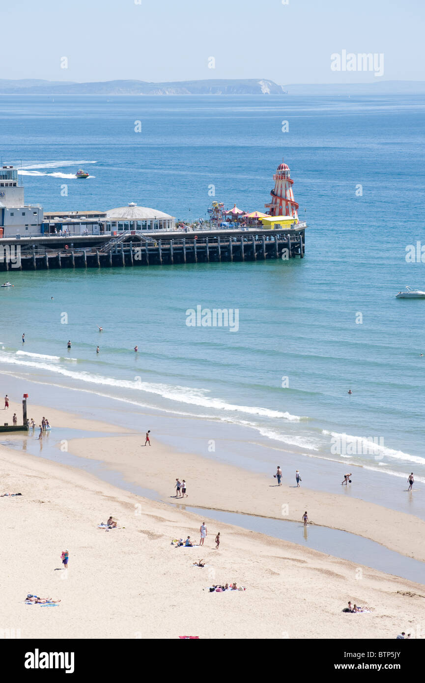 Bournemouth Beach, Pier, Dorset, UK Stock Photo - Alamy