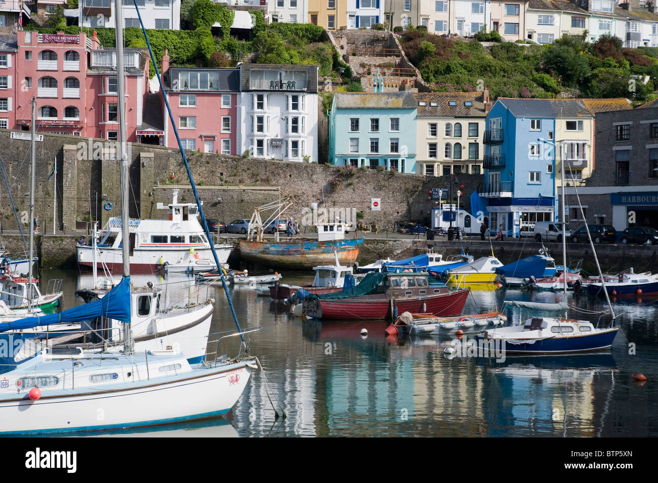 Brixham, Fishing Town, Torbay, Devon Stock Photo - Alamy
