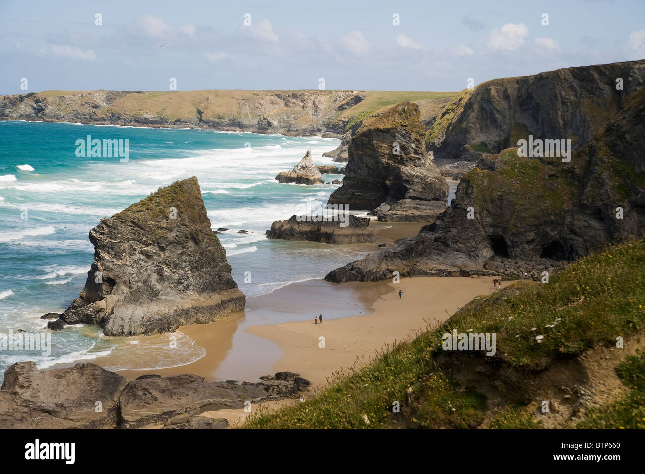 Bedrutheran Steps, Cornwall Stock Photo - Alamy
