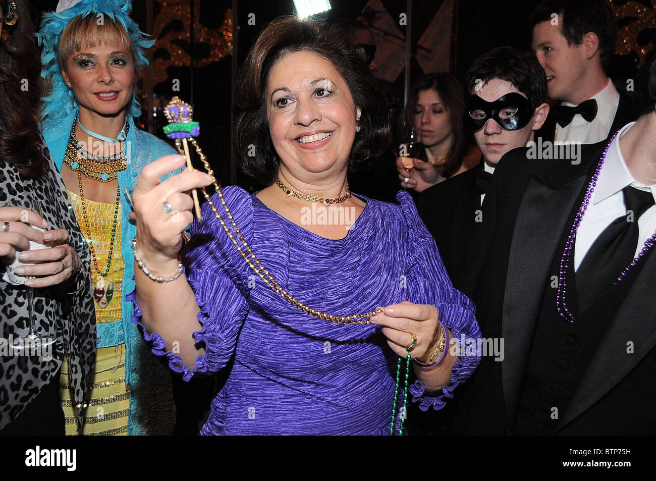 The Princes Ball Mardi Gras Masquerade Gala Stock Photo - Alamy