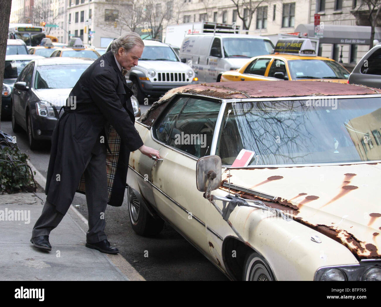 On the Set of THE EXTRA MAN with Kevin Kline Stock Photo - Alamy