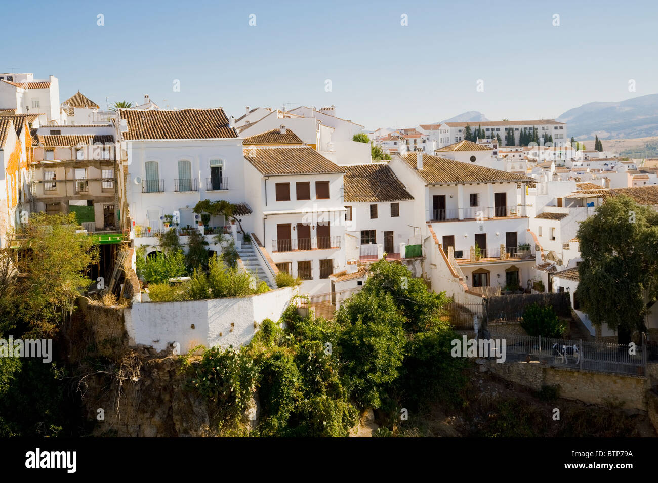 Buildings, Ronda, Andalucia, Spain Stock Photo - Alamy