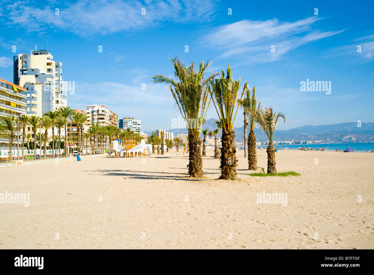 Benidorm, Beach, Costa Blanca, Spain Stock Photo - Alamy