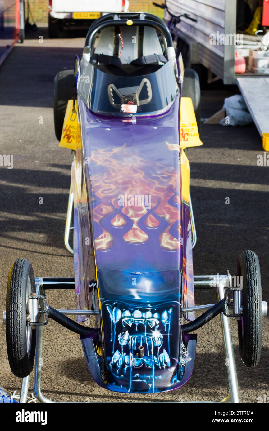 Customized dragster called the alien hi-res stock photography and ...