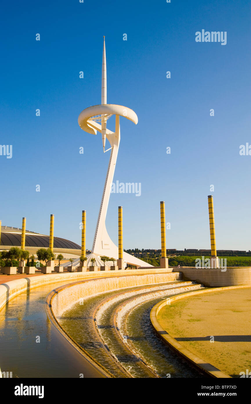 Communications Tower by Santiago Calatrava, Olympic Village, Barcelona ...