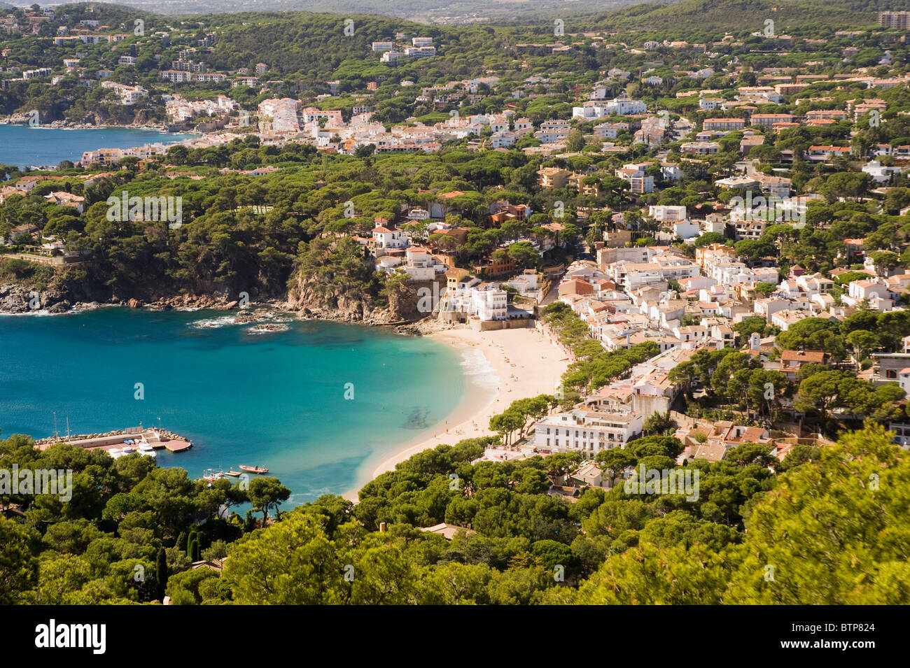 Llafranc, Beach, Costa Brava, Catalonia, Spain Stock Photo - Alamy