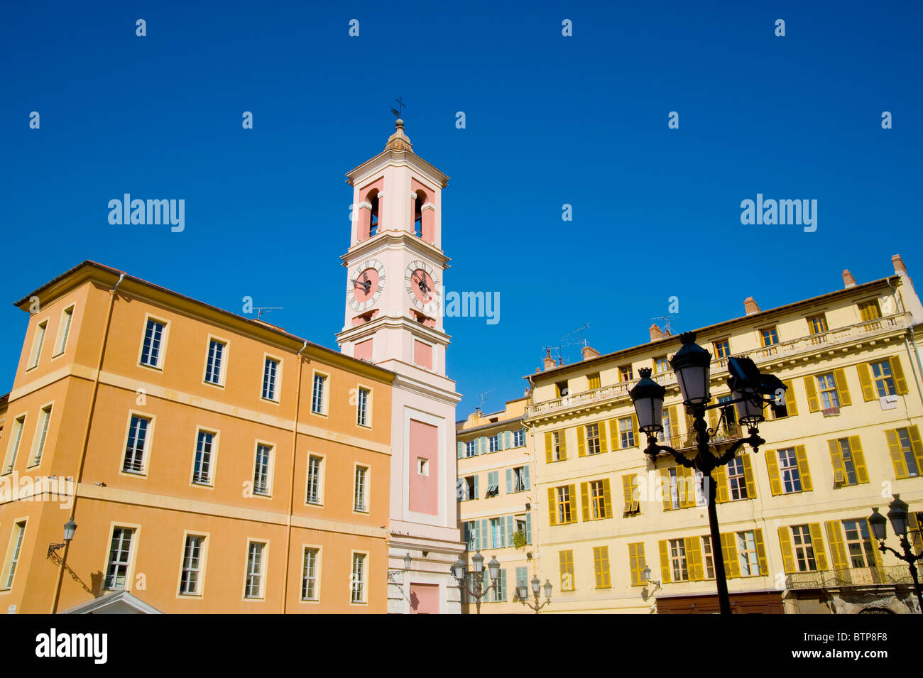 Clock Tower, Nice, Cote d'Azur, France Stock Photo - Alamy