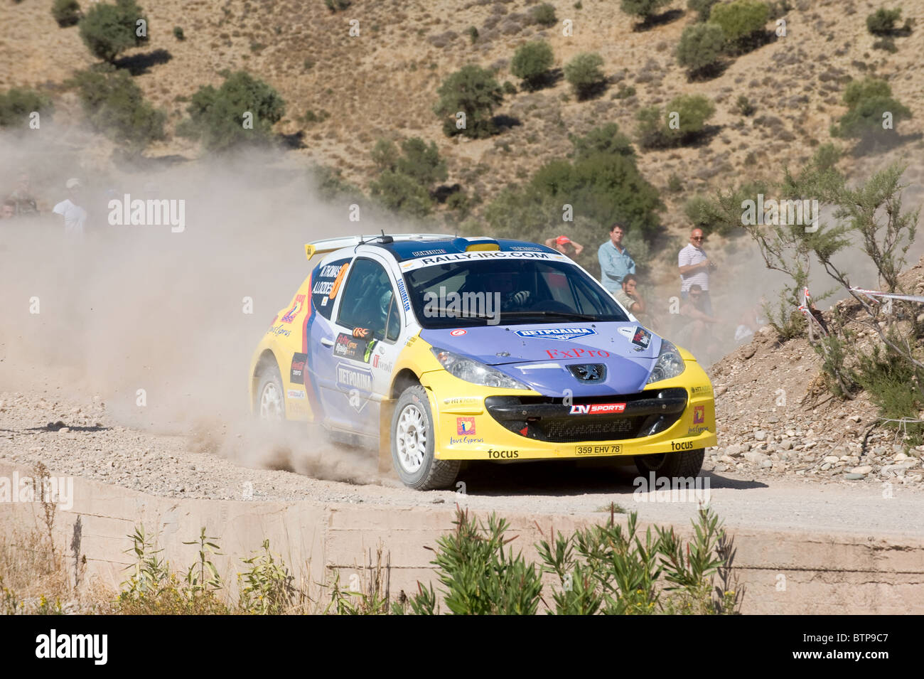 Cyprus Rally 2010: Special Stage 11 (Galataria 1) near Panayia tou ...