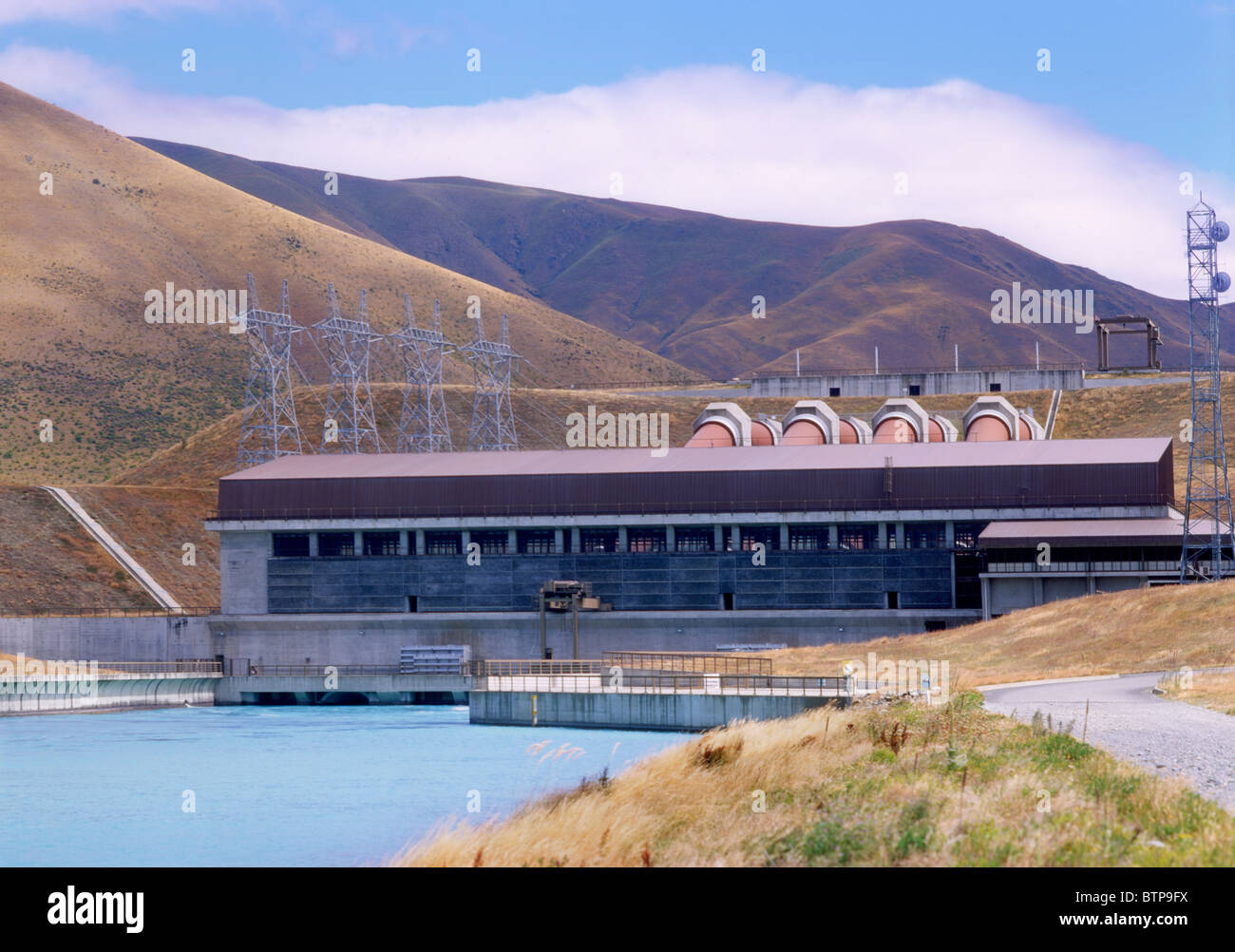 New Zealand South Island Benmore Hydro electric station Stock Photo - Alamy