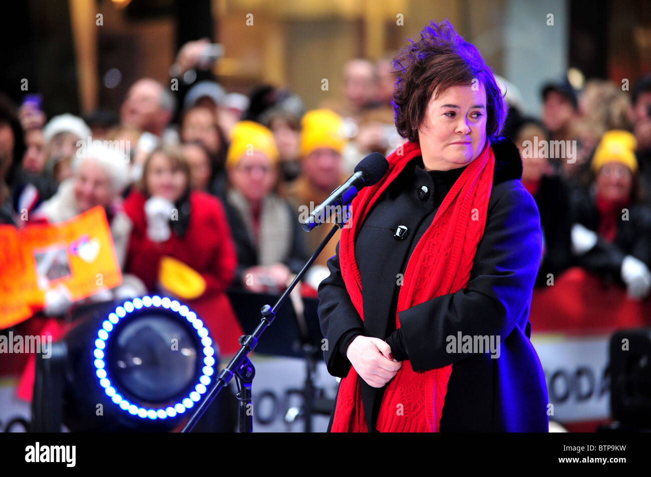 NBC Today Show Concert with Susan Boyle Stock Photo - Alamy