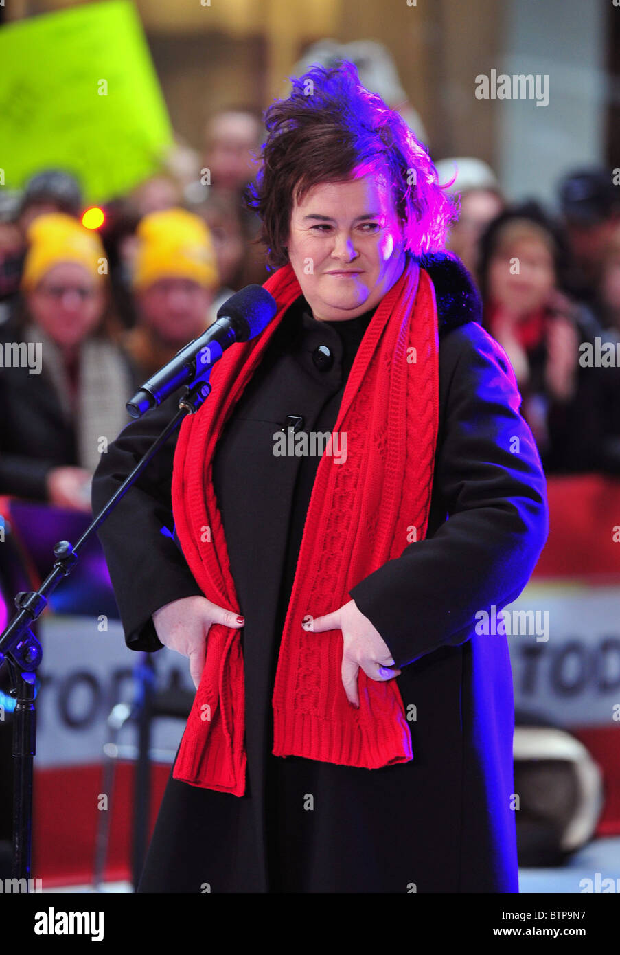 NBC Today Show Concert with Susan Boyle Stock Photo - Alamy