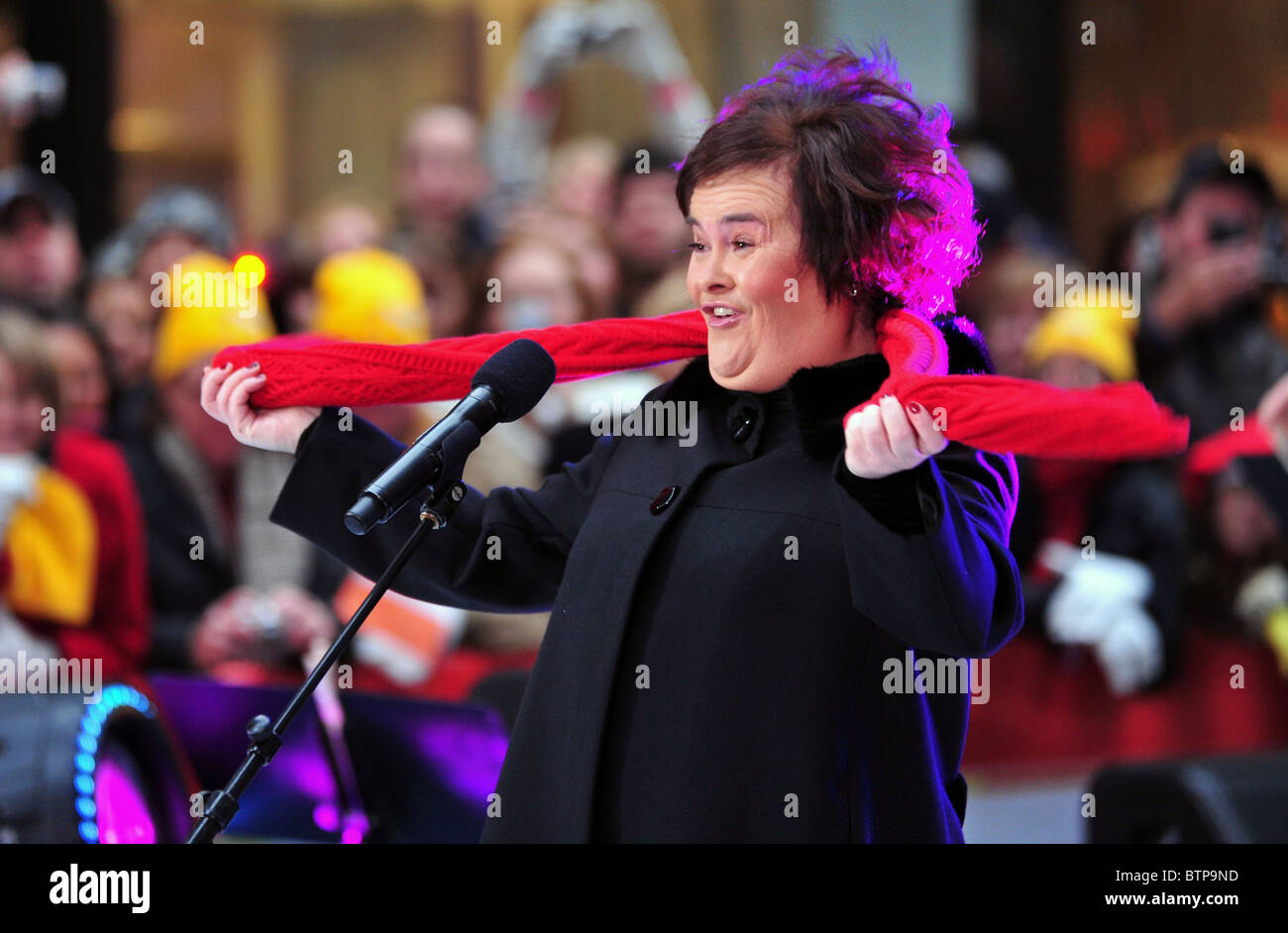 NBC Today Show Concert with Susan Boyle Stock Photo - Alamy