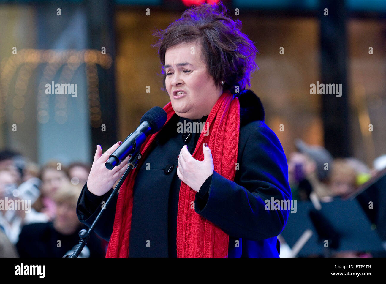NBC Today Show Concert with Susan Boyle Stock Photo - Alamy