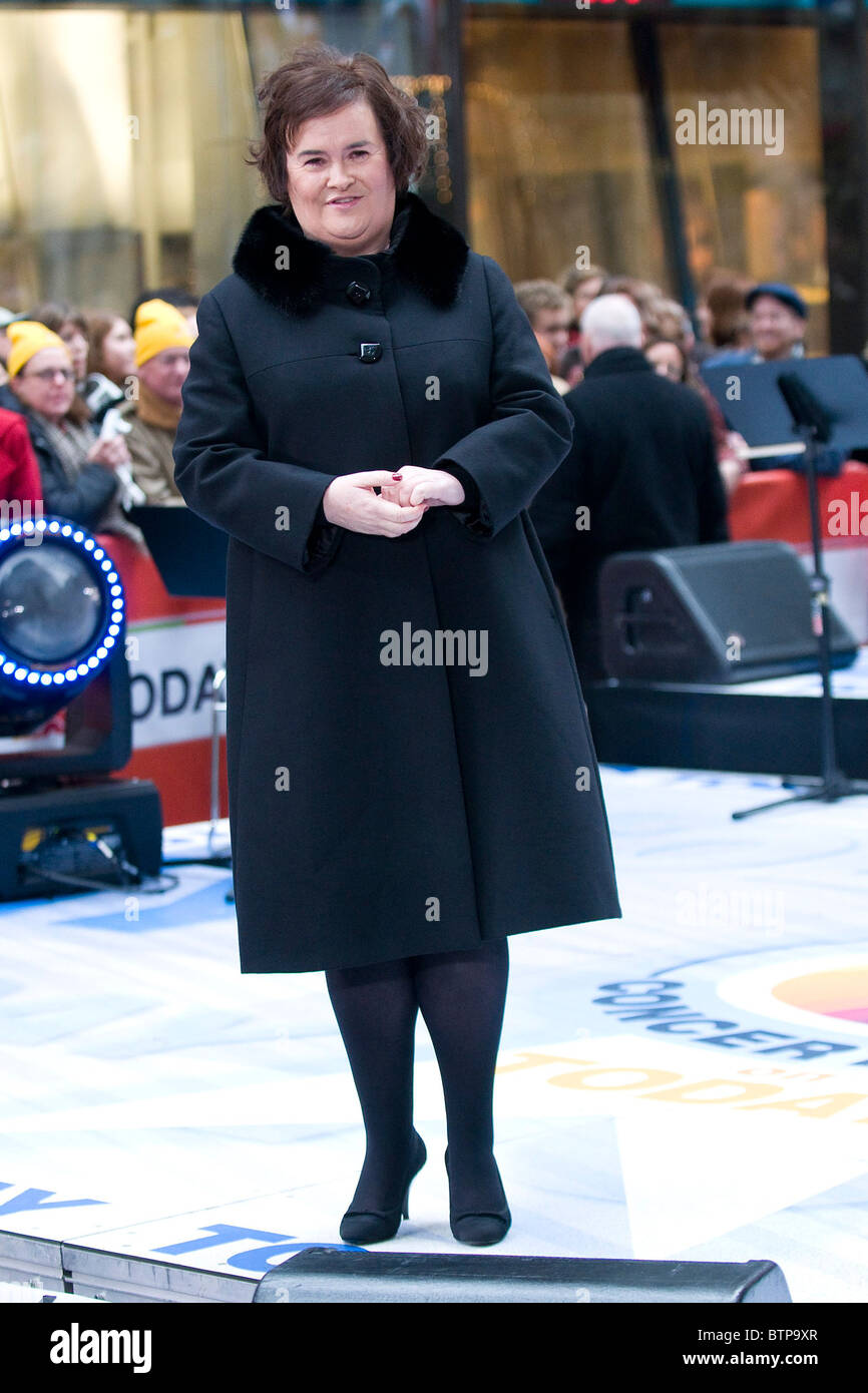 NBC Today Show Concert with Susan Boyle Stock Photo - Alamy