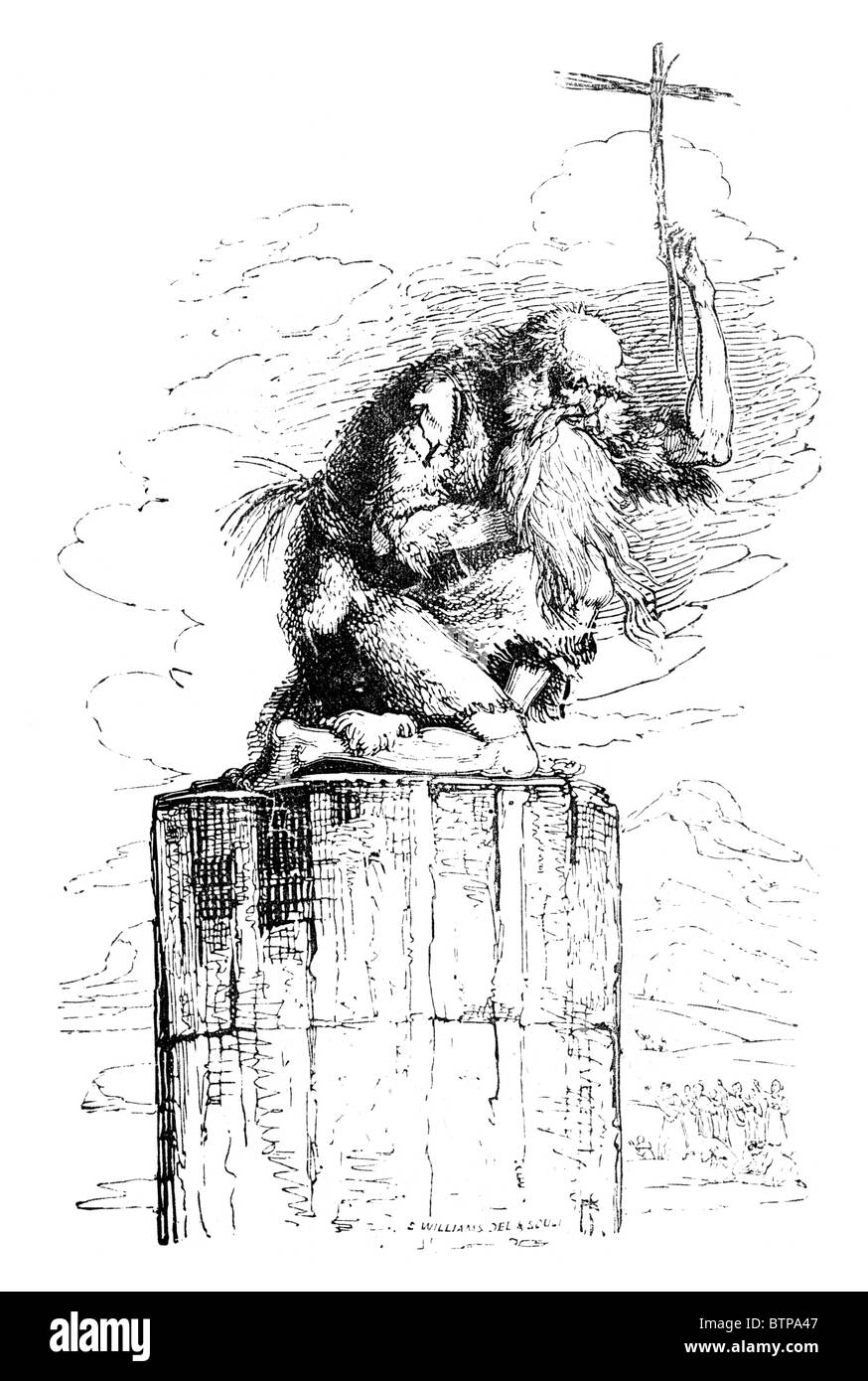 Stylite Black and White Stock Photos & Images - Alamy